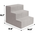 Dog Stairs for Small & Medium Dogs and Old Cats –3/4/5 Steps High ...