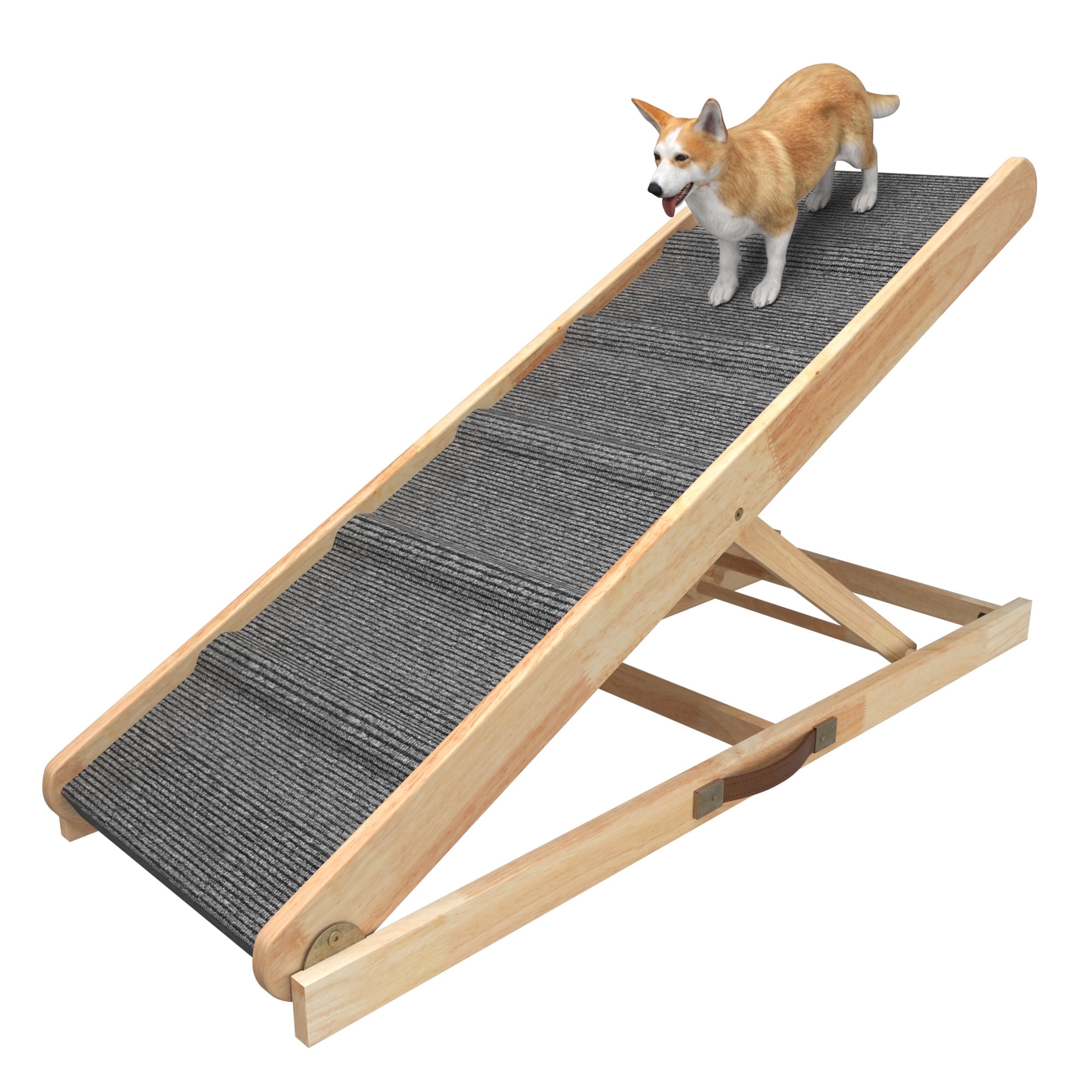 Dog Stairs & Steps for Couch, Bed, Wooden Long Pet Stairs for Small ...