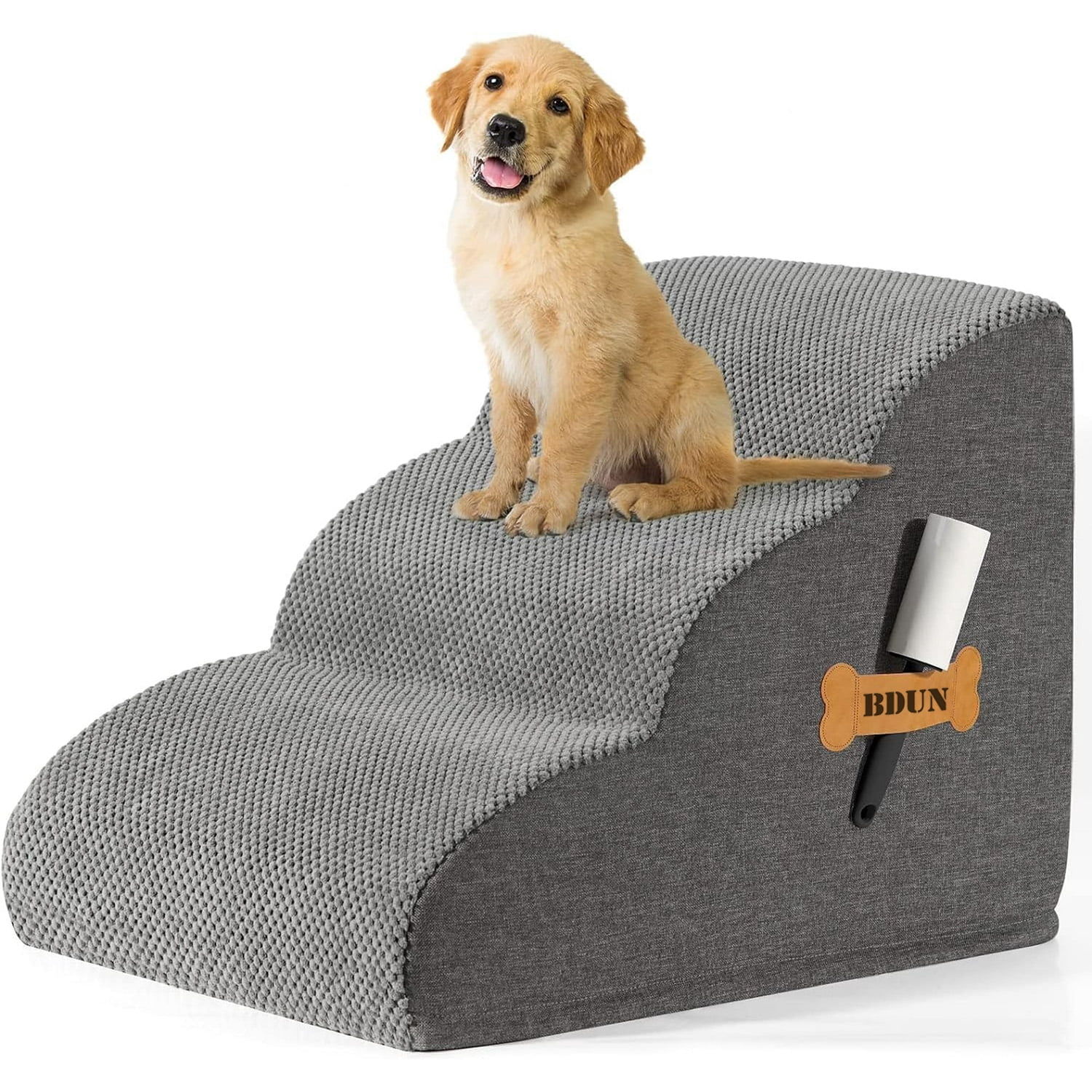 Dog Stairs for Bed, Pet Steps for Small Dogs and Cats, Dog Slope Stairs ...