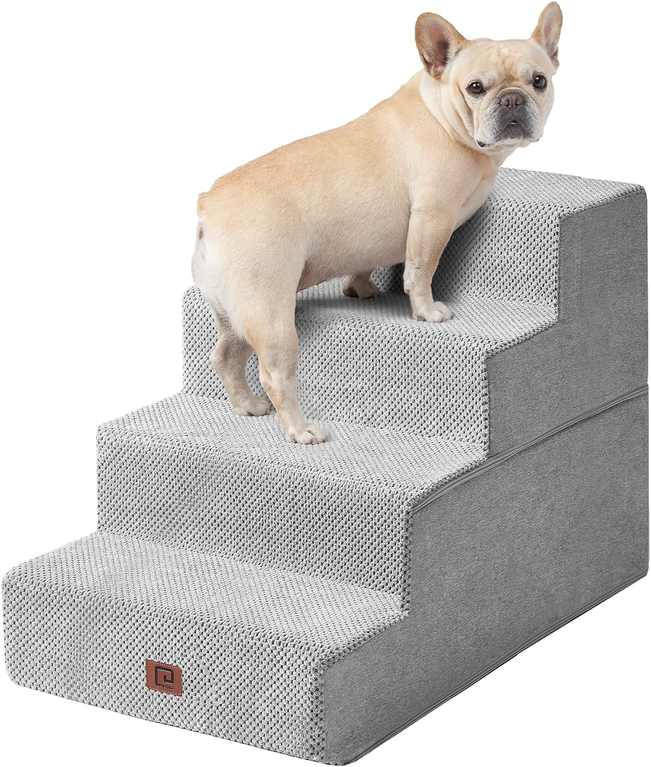 Dog Stairs for High Bed 22.5”H, 5-Step Dog Steps for Bed, Pet Steps for ...
