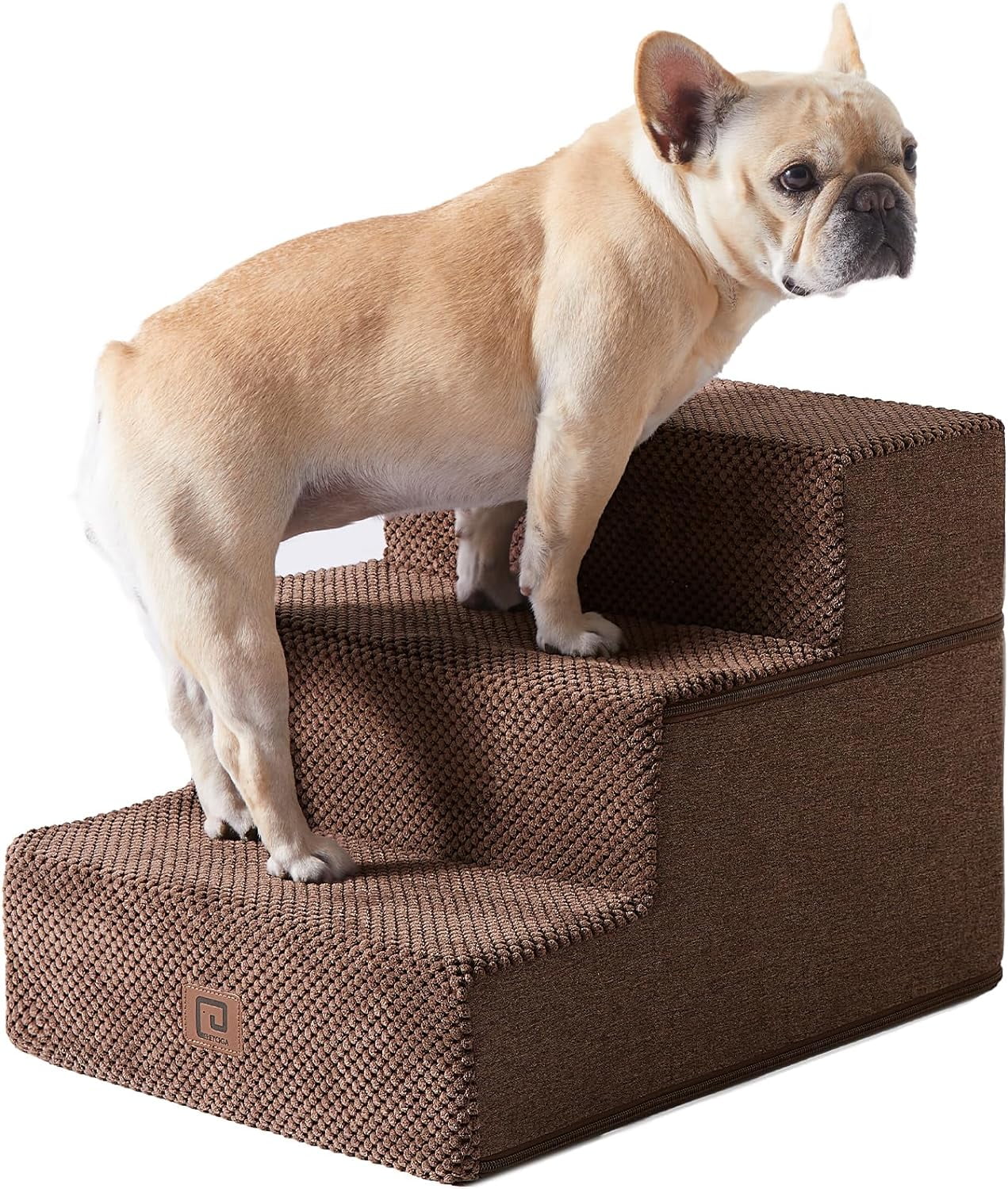 Dog Stairs for High Bed 22.5”H, 5-Step Dog Steps for Bed, Pet Steps for ...