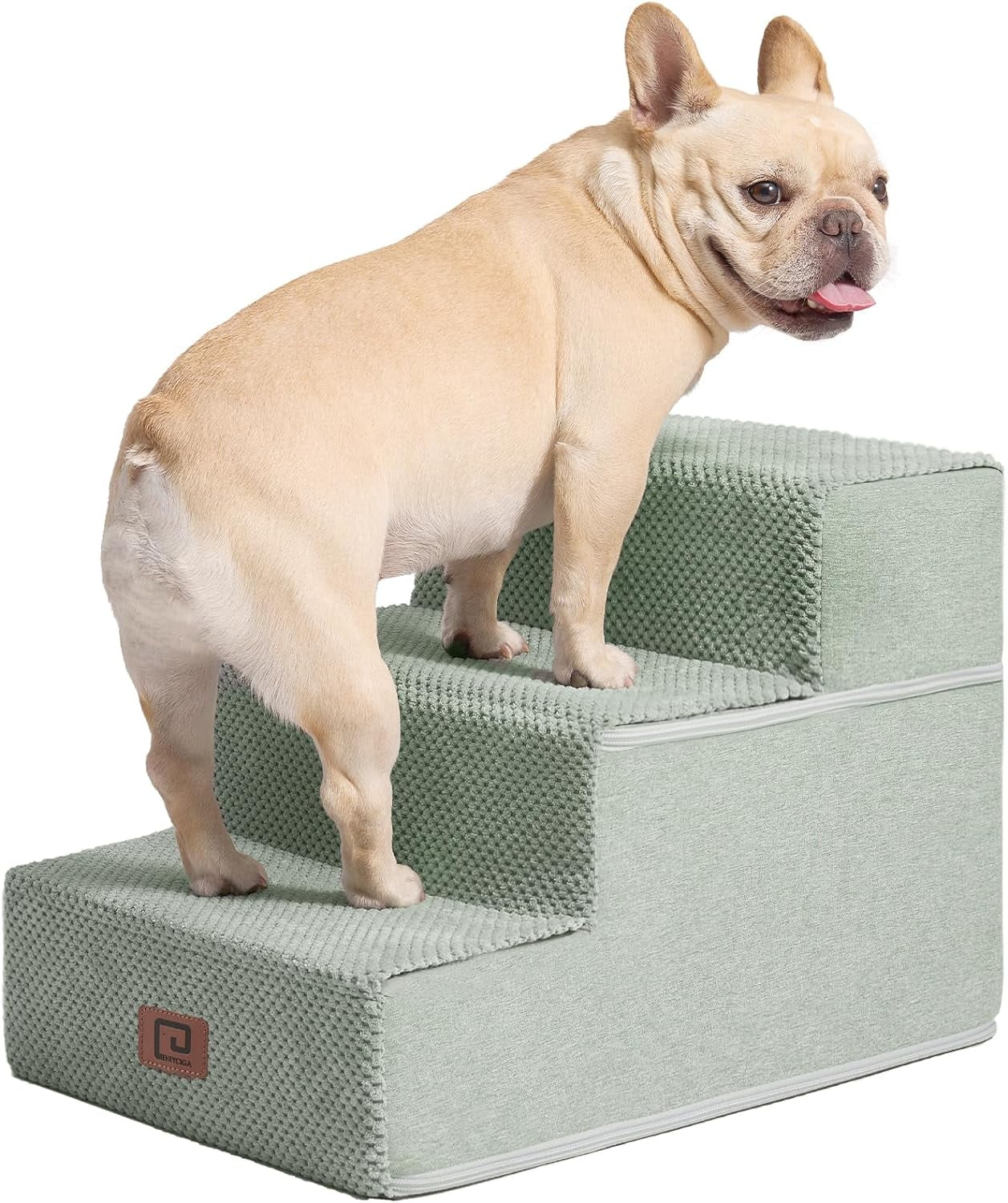 Dog Stairs for High Bed 22.5”H, 5-Step Dog Steps for Bed, Pet Steps for ...