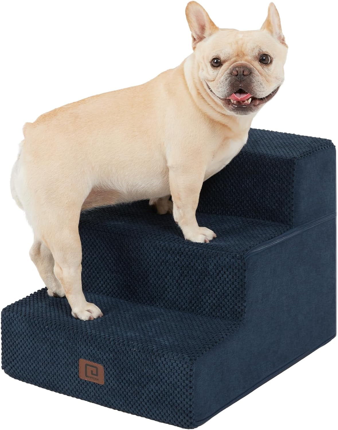 Dog Stairs for Small Dogs 13.5" H, 3-Step Dog Steps for Couch Sofa and ...