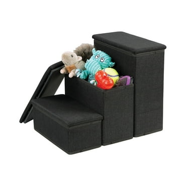 Precious Tails 3-Step Storage Foldable Dog Cat Pet Steps - Walmart.com