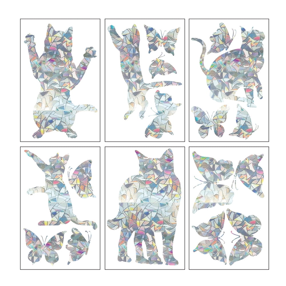 Dog Static Window Clings Anti Collision Window Decals for Bird Strikes ...