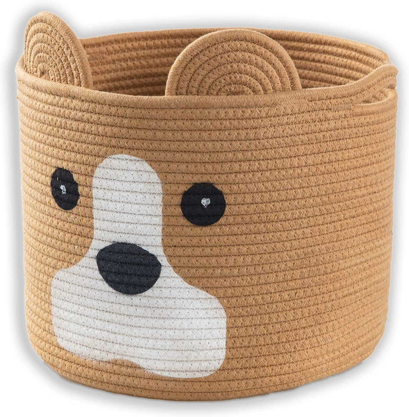 Dog Storage Basket, Empty Dog Gift Baskets for Baby's Toy, Woven Cotton ...