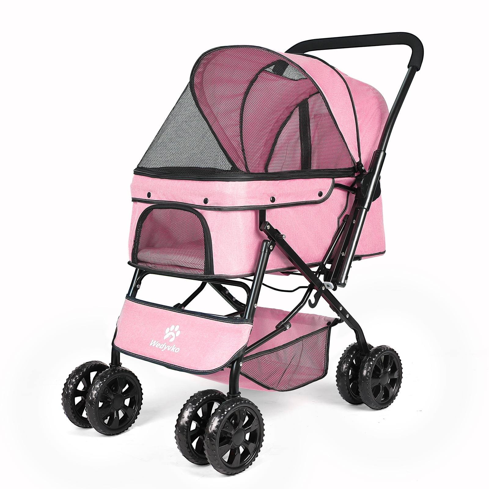 Dog Stroller - Wedyvko Pet Strollers for Medium Dogs and Cats with ...