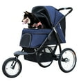 Large Size Pet Jogger, Foldable Dog Stroller for Small Medium Dogs ...