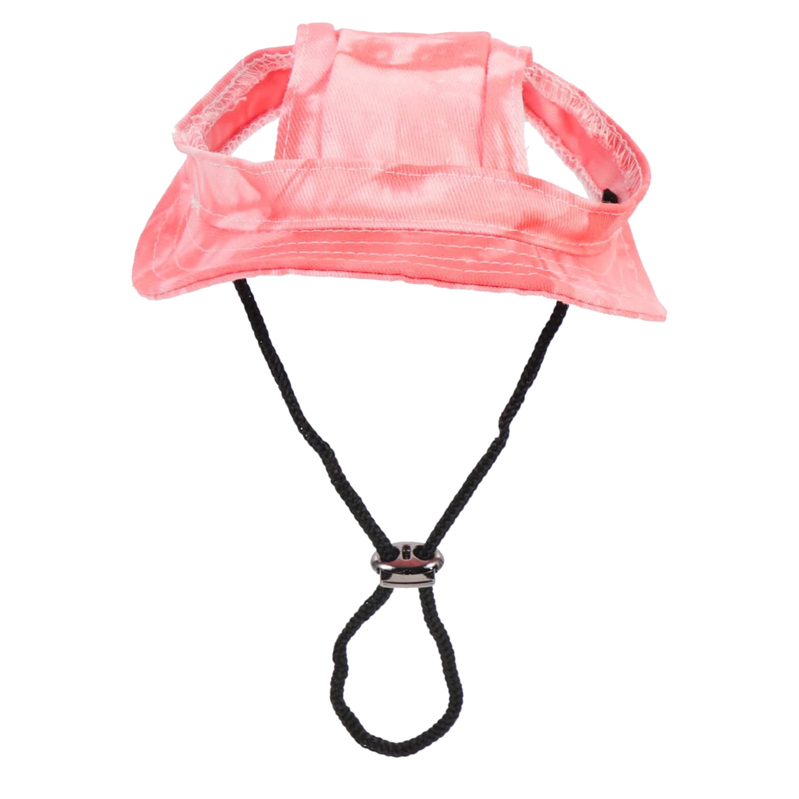 Dog Sun Hat with Ear Holes - Adjustable Bucket Hat for Medium & Small ...