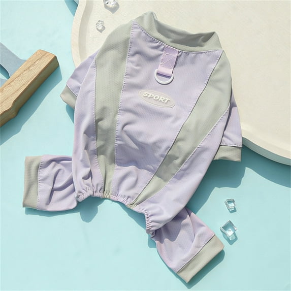 Dog Sun Protection Suit, Long Sleeve & Leg Coverage Rash Guard for ...