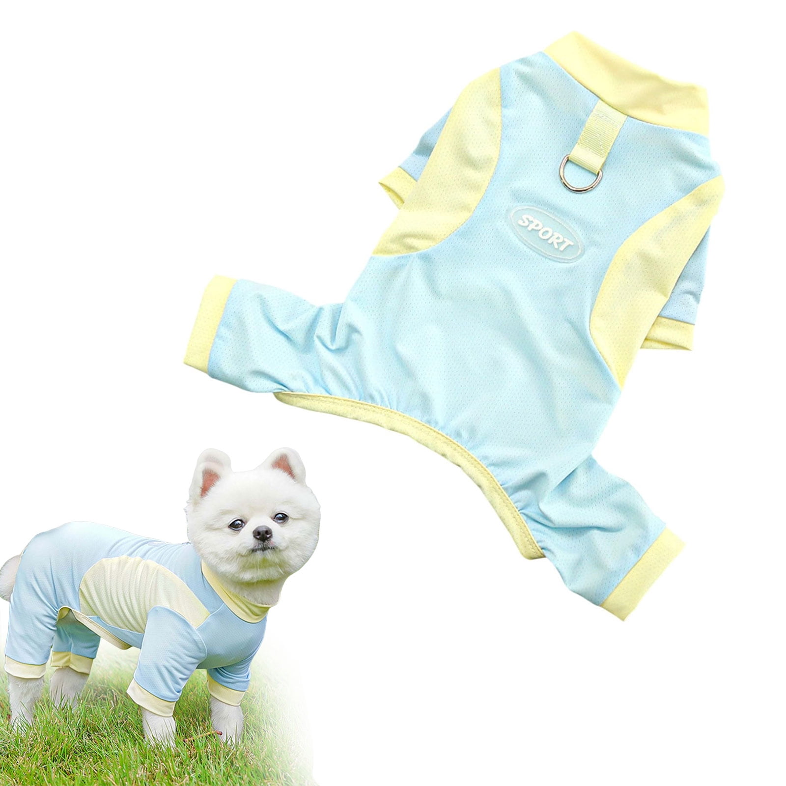 Dog Sun Protection Suit Pet Vest Lightweight Apparel for Large & Medium ...