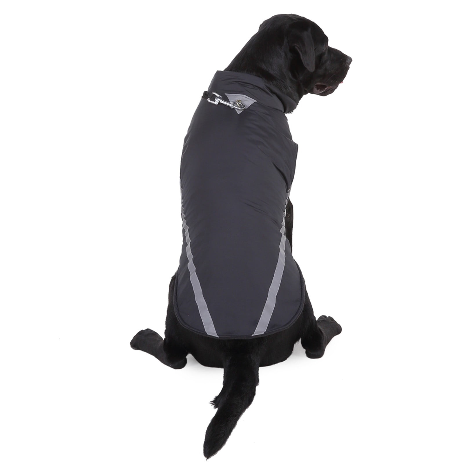Dog Sweater Large Reflective Jacket Hook&Loop Adjustable Cotton Pet Ing ...