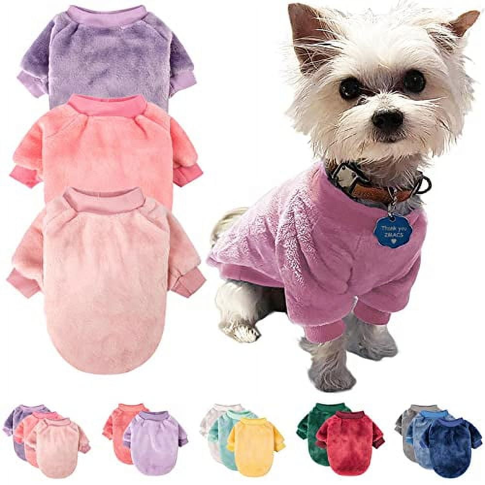 Dog Sweater, Pack of 2 or 3, Dog Clothes, Dog Coat, Dog Jacket for ...