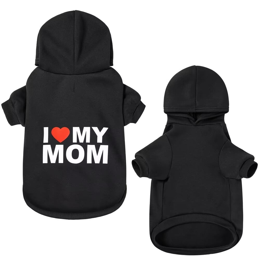 Dog Sweater,Pet Hoodie for Cold Weather,Coat Hooded Sweatshirt for ...