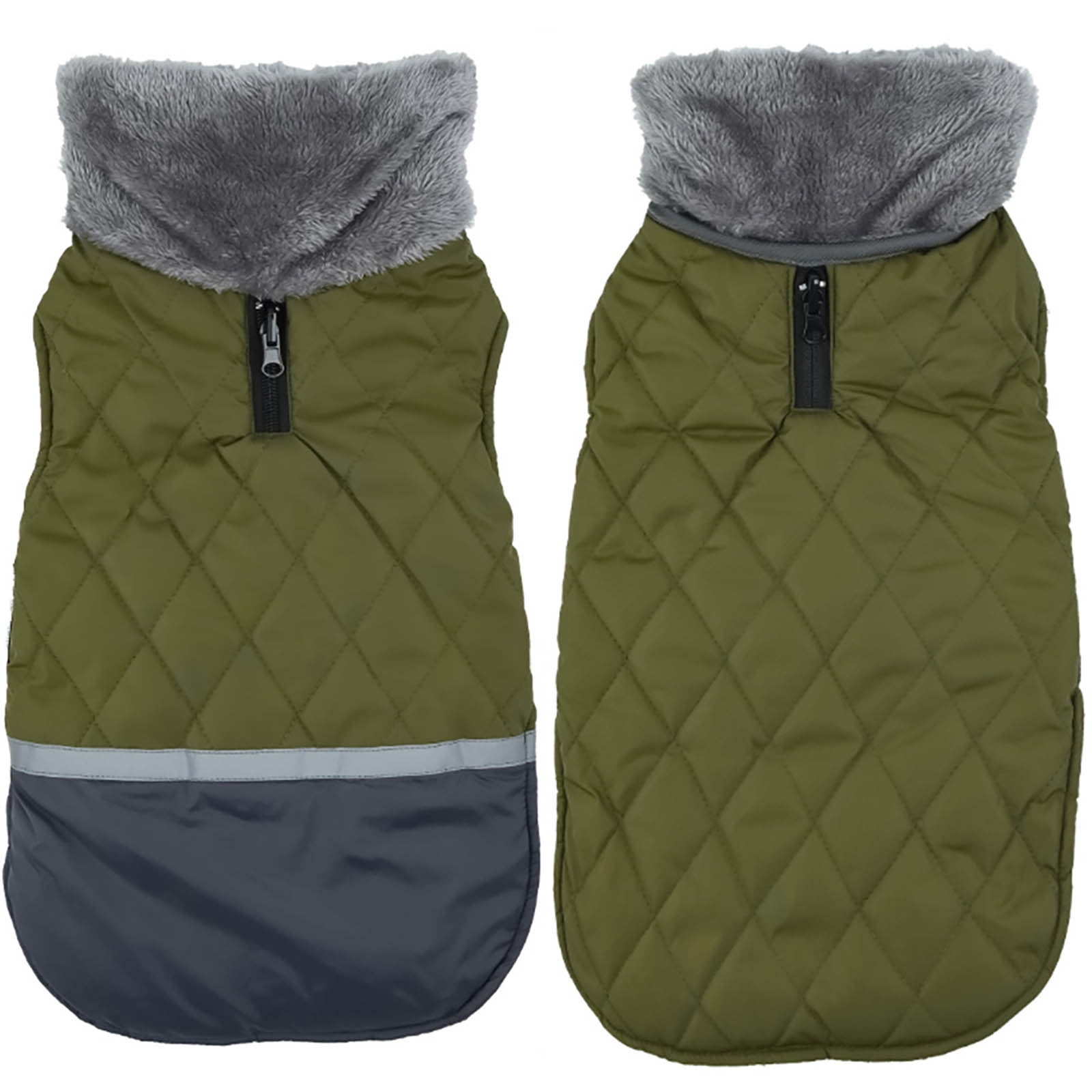 Dog Sweater Reflective Waterproof Pet Winter Warm For Small Medium ...