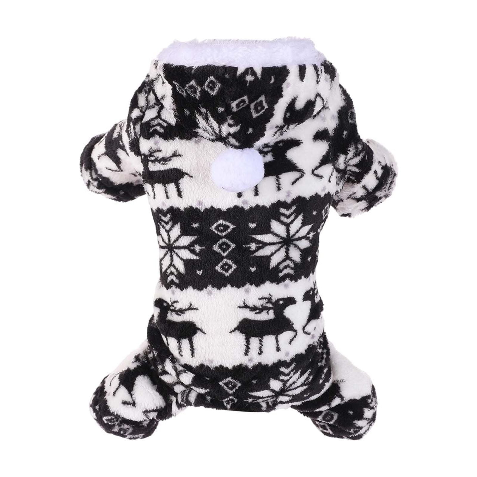 Dog Sweaters for Dogs Hoodie Soft Double-Sided Plush Pet Sweater ...