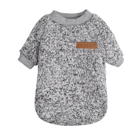 Dog Sweaters for Small Dogs Classic Winter Fleece Clothes Warm Soft Dog ...