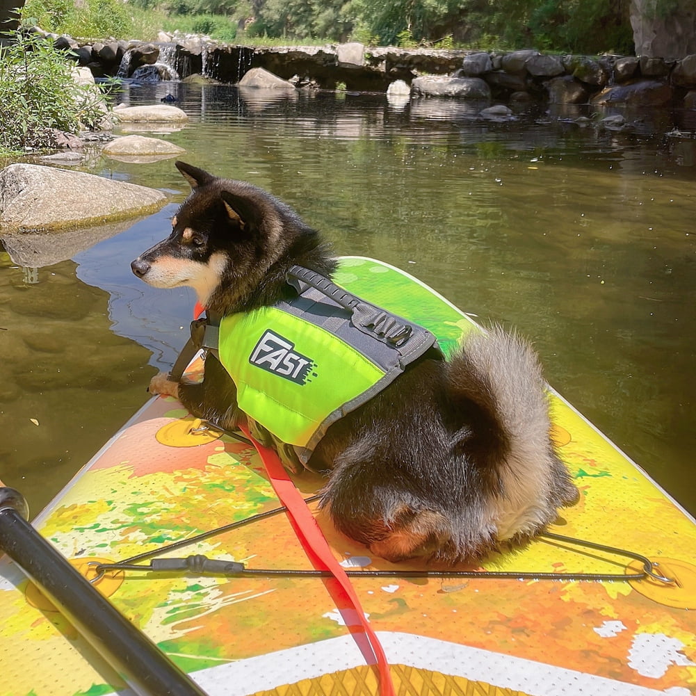 Dog Swim Vest High Reflective Pull Handle To Prevent Drowning ...