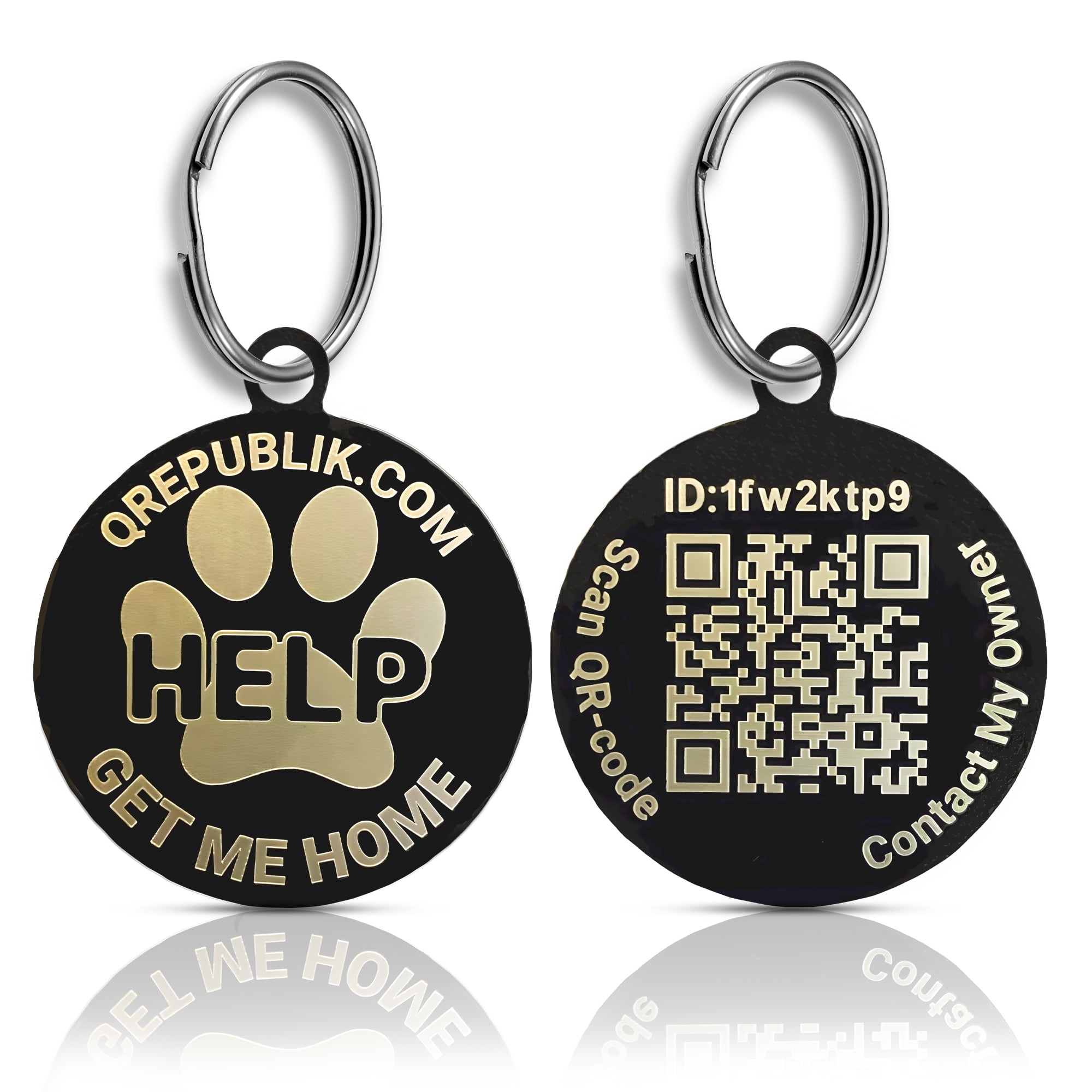 Dog Tags Personalized for Pets - Dog Tag with Qr Link to Online Profile ...