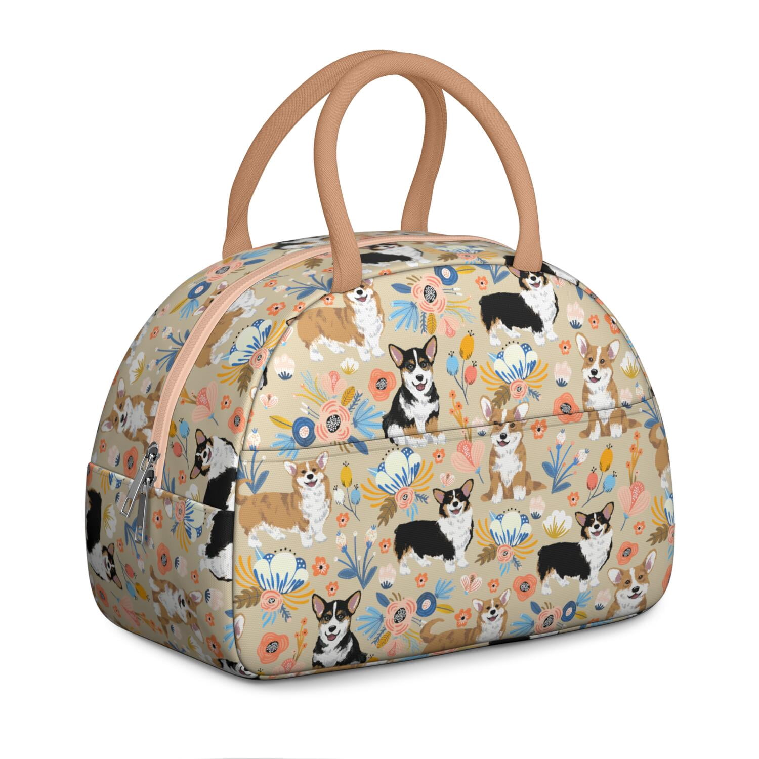 Dog Tail Wagging Lunch Bag – Cute Pup with Artistic Bone Design ...