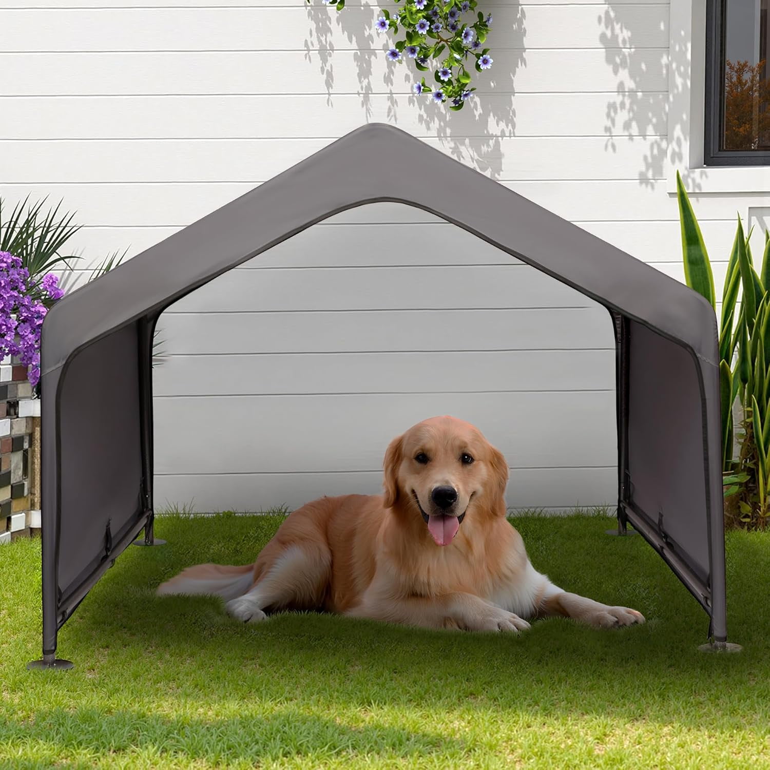 Dog Tent Outdoor, Extra Large Dog House Outside, Big Dog Shade Shelter ...