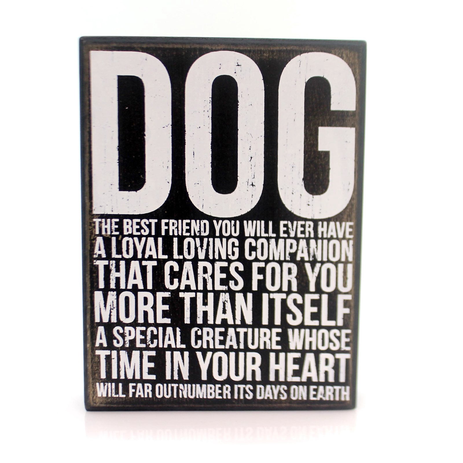 Dog - The Best Friend You Will Ever Have ... Wood Box Sign - 8-in ...