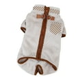 Dog The Double Ring Buttoned Thermal Clothing Small Dog Sweater Female ...