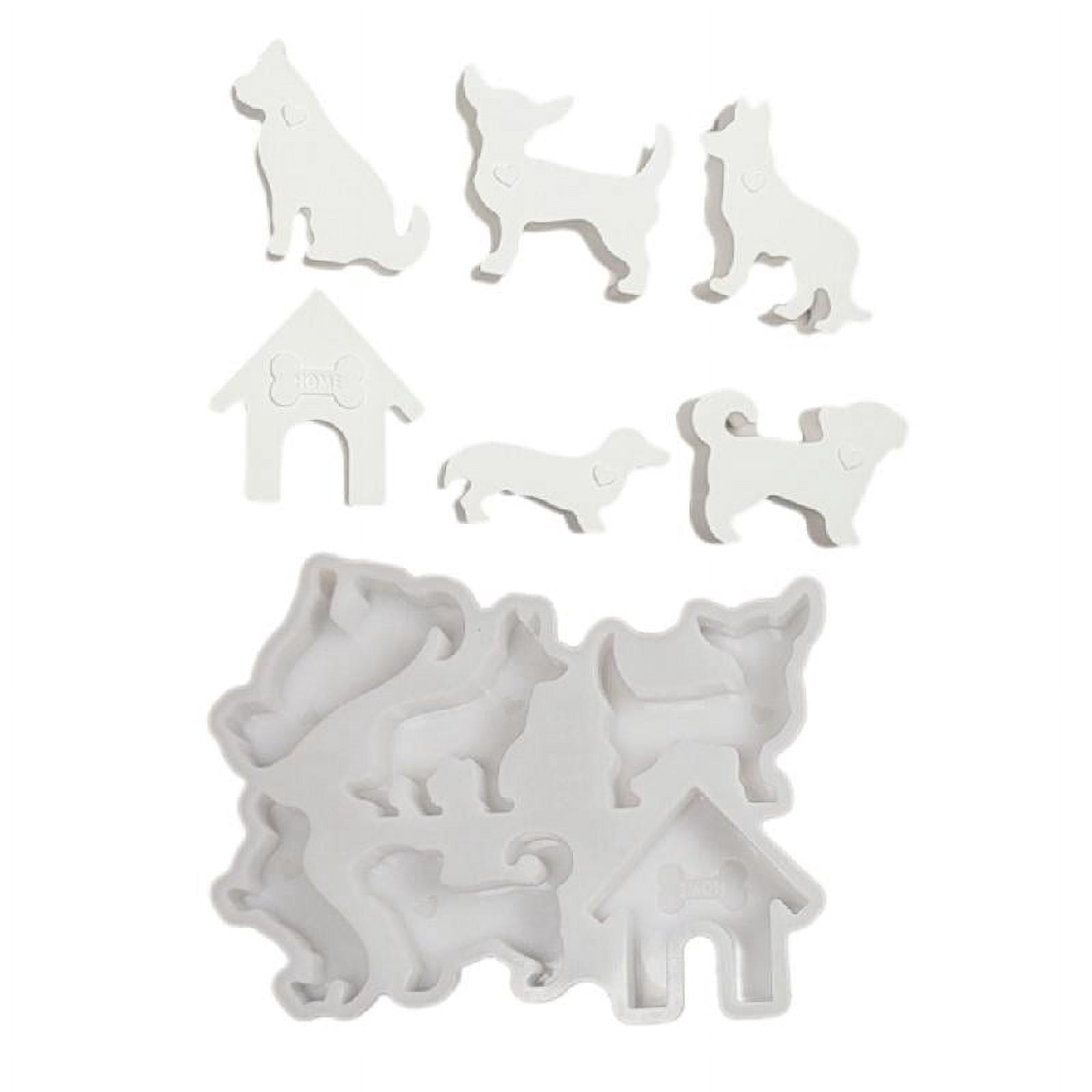 Dog Themed Silicone Molds Epoxy Resin Molds for Soap Gypsum Decoration ...