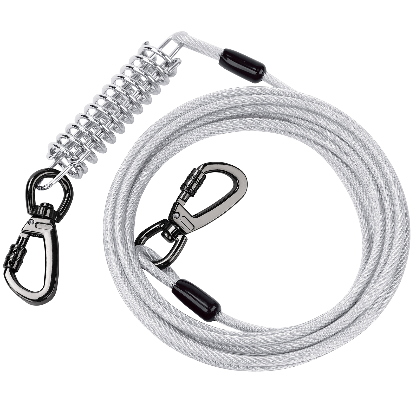 PDQ Silver Steel Dog Tie Out Chain Large - Walmart.com