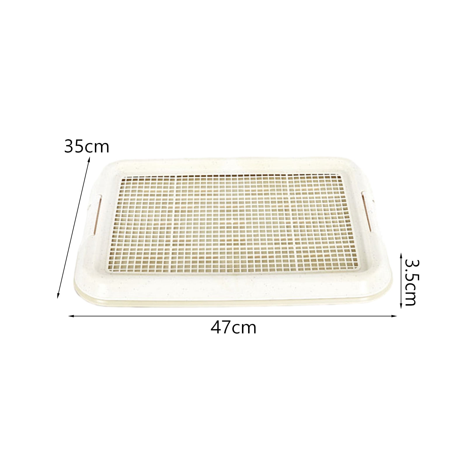 Dog Toilet Anti Slip Removable Mesh Potty Training Tray Puppy Pee Pad ...