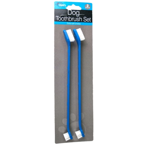 Dog Toothbrush Set - 2 Pieces - Walmart.com
