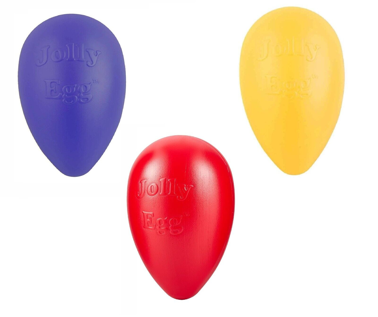 Dog Toy 8 Inch Hard Plastic Egg Shaped Jolly Interactive Fun Choose ...