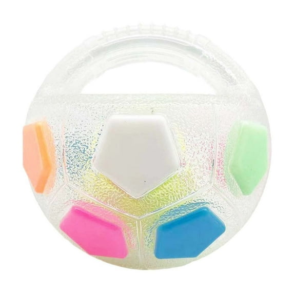 Dog Toy Ball with Handle, Squeaky Floating Rubber Balls, Interactive ...