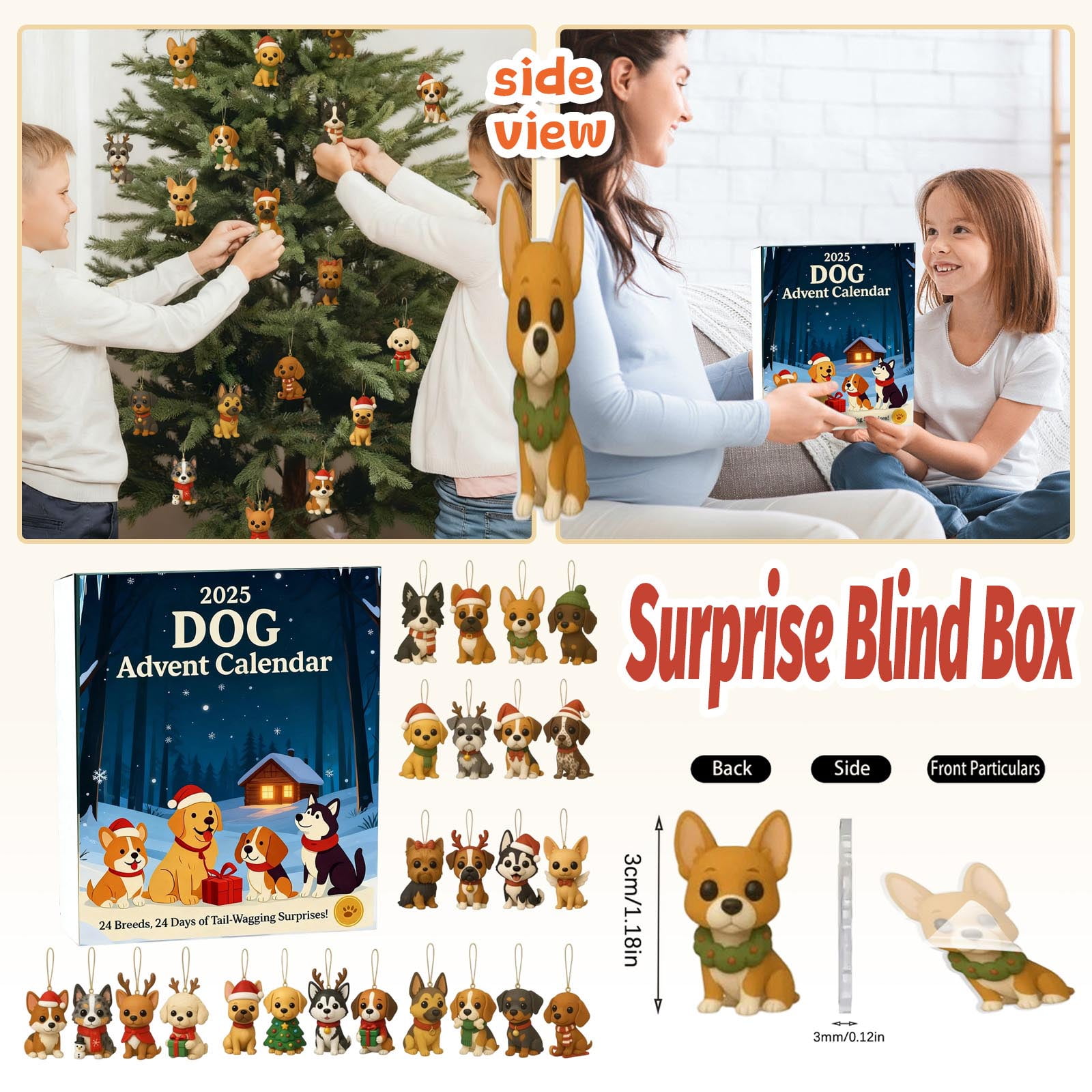 Dog Toy Dog Advent Calendar Dog Countdown Calendar Dog Blind Box Dog ...