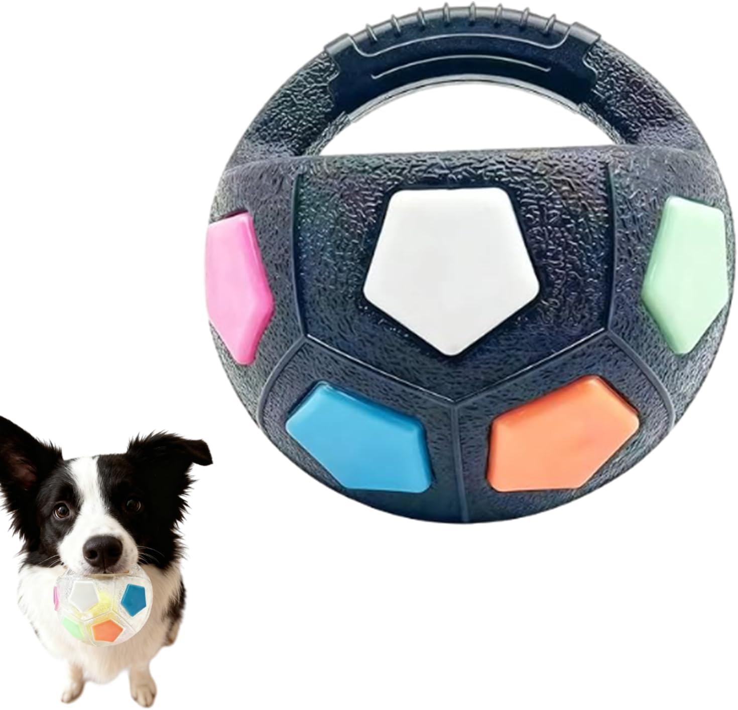 Dog Toy Soccer Ball with Handles, 2026 New Calming Balls, Interactive ...