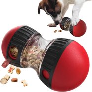 Dog Toy Treat Dispenser - Irregular Rolling Design, Bite-Resistant ...