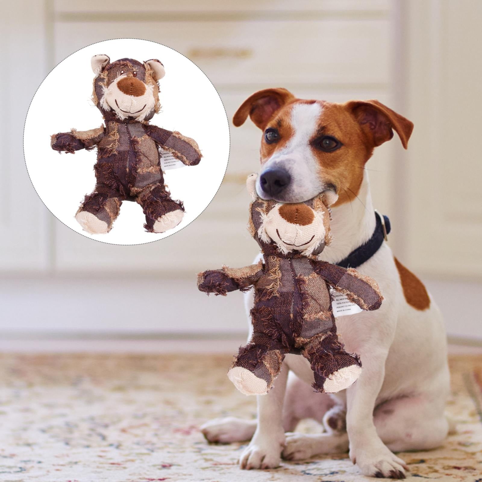 Dog Toys for Aggressive Chewers-New Indestructible Robust Bear Dog Toy ...