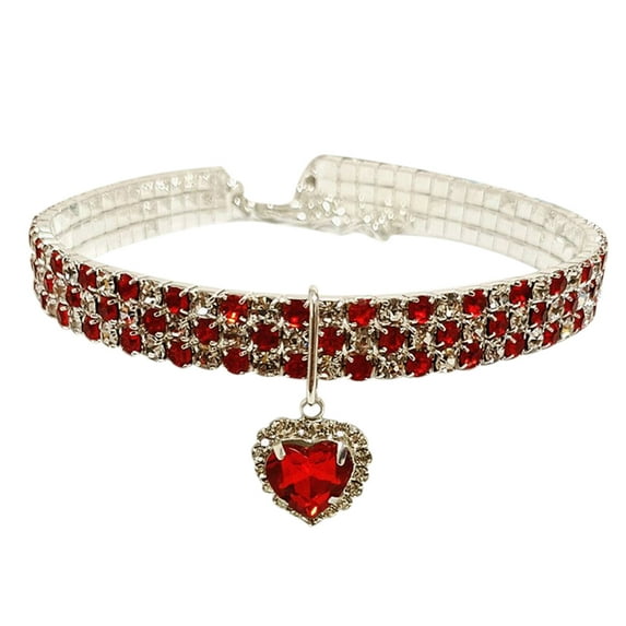 Dog Toys, Rhinestone Rhinestone Stretch Collar Pet Accessories Cat And ...