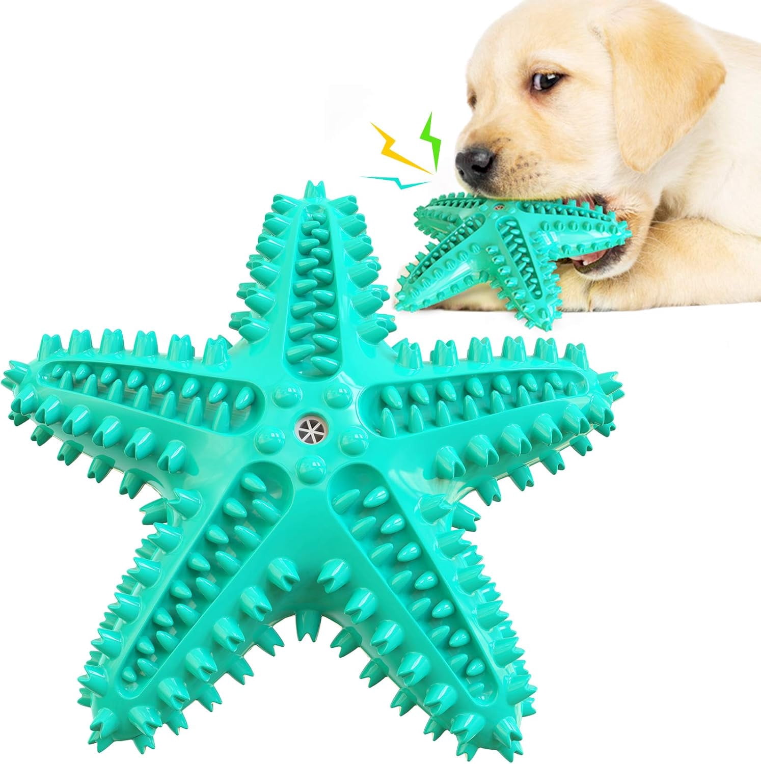 Dog Toys for Aggressive Chewers, Dog Teething Cleaning Toothbrush Toy ...