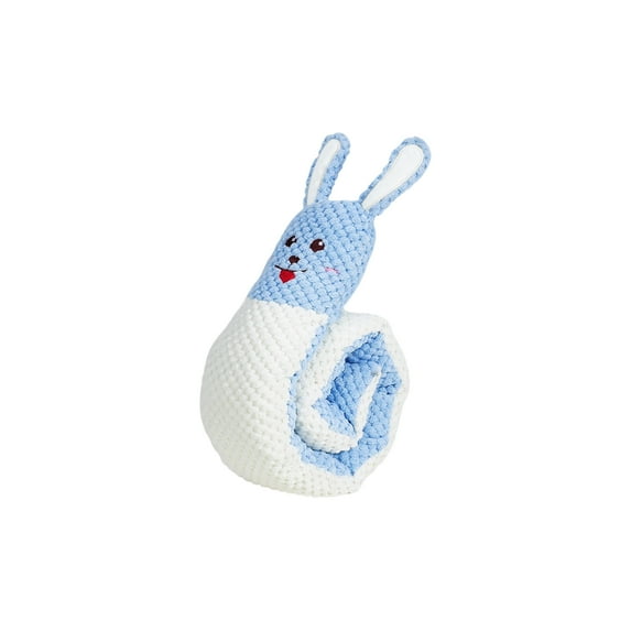 Dog Toys for Aggressive Chewers Durable Squeaky Plush Roll-Up Pet Toys ...