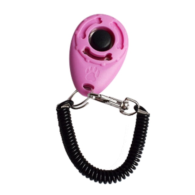 Dog Training Clicker with Wrist Strap Animal Behavior Trainer Positive ...