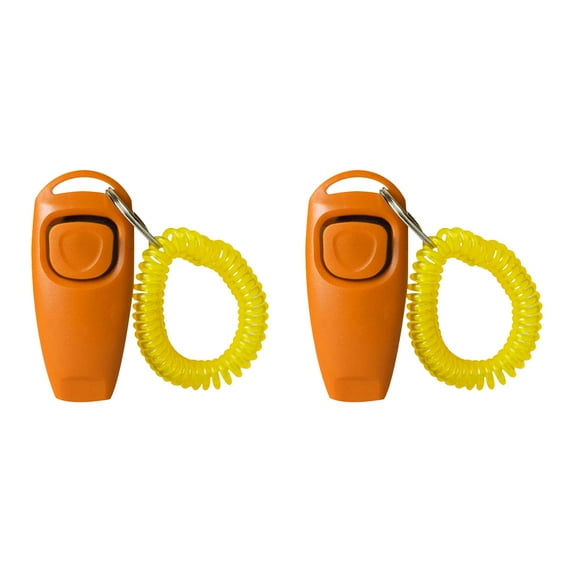 Dog Training Clickers Whistles 2Pieces Noise Behavior Control Training ...