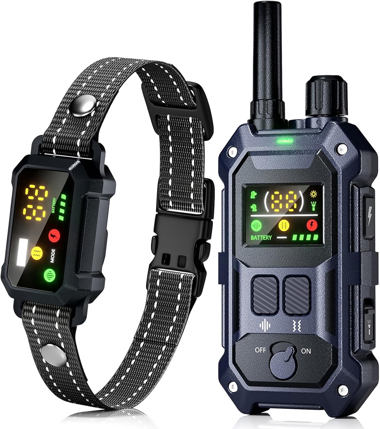 Dog Training Collar, 4200ft Armor-Proof Dog Shock Collar with Remote ...