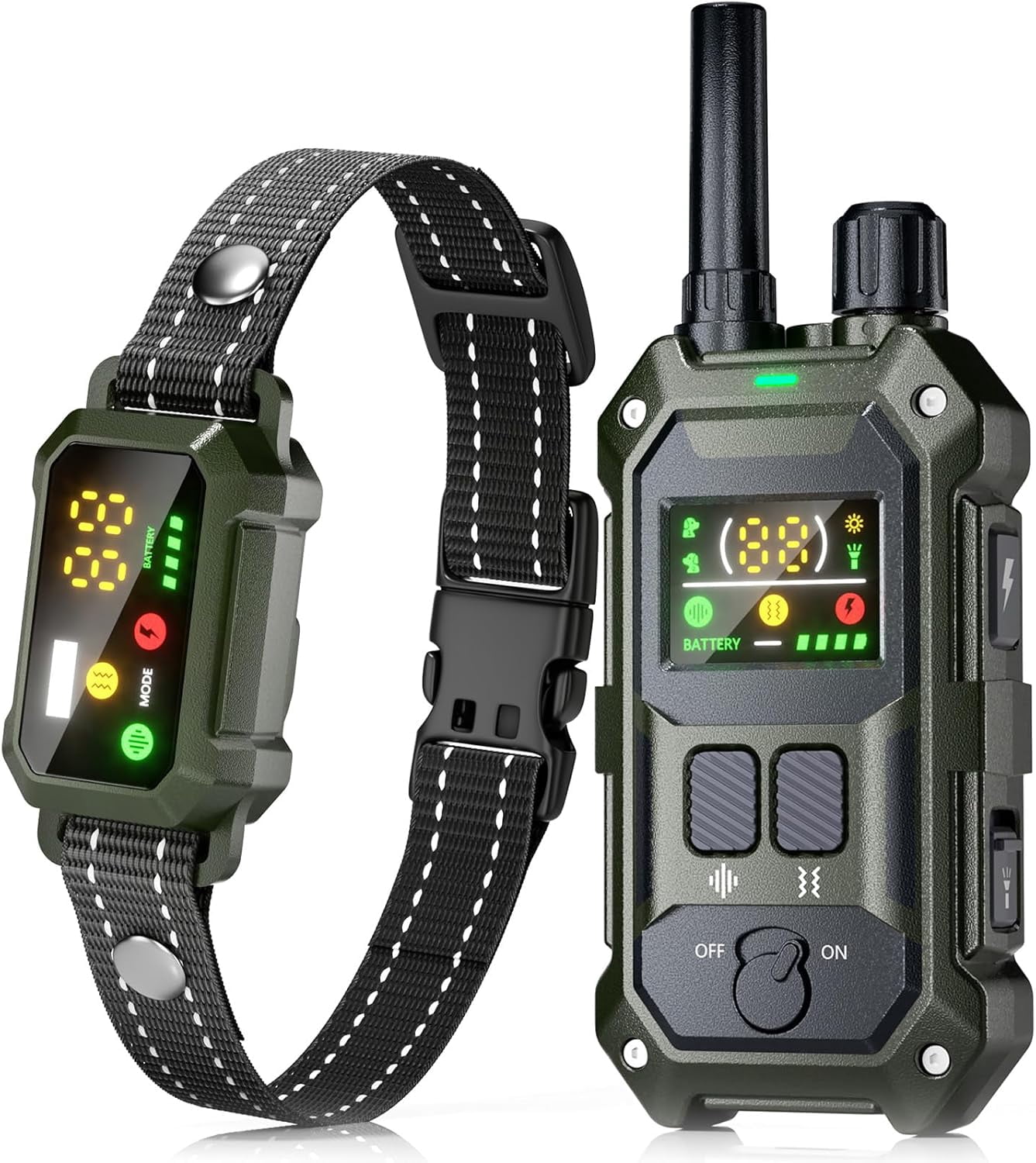 Dog Training Collar, 4200ft Armor-Proof Dog Shock Collar with Remote ...