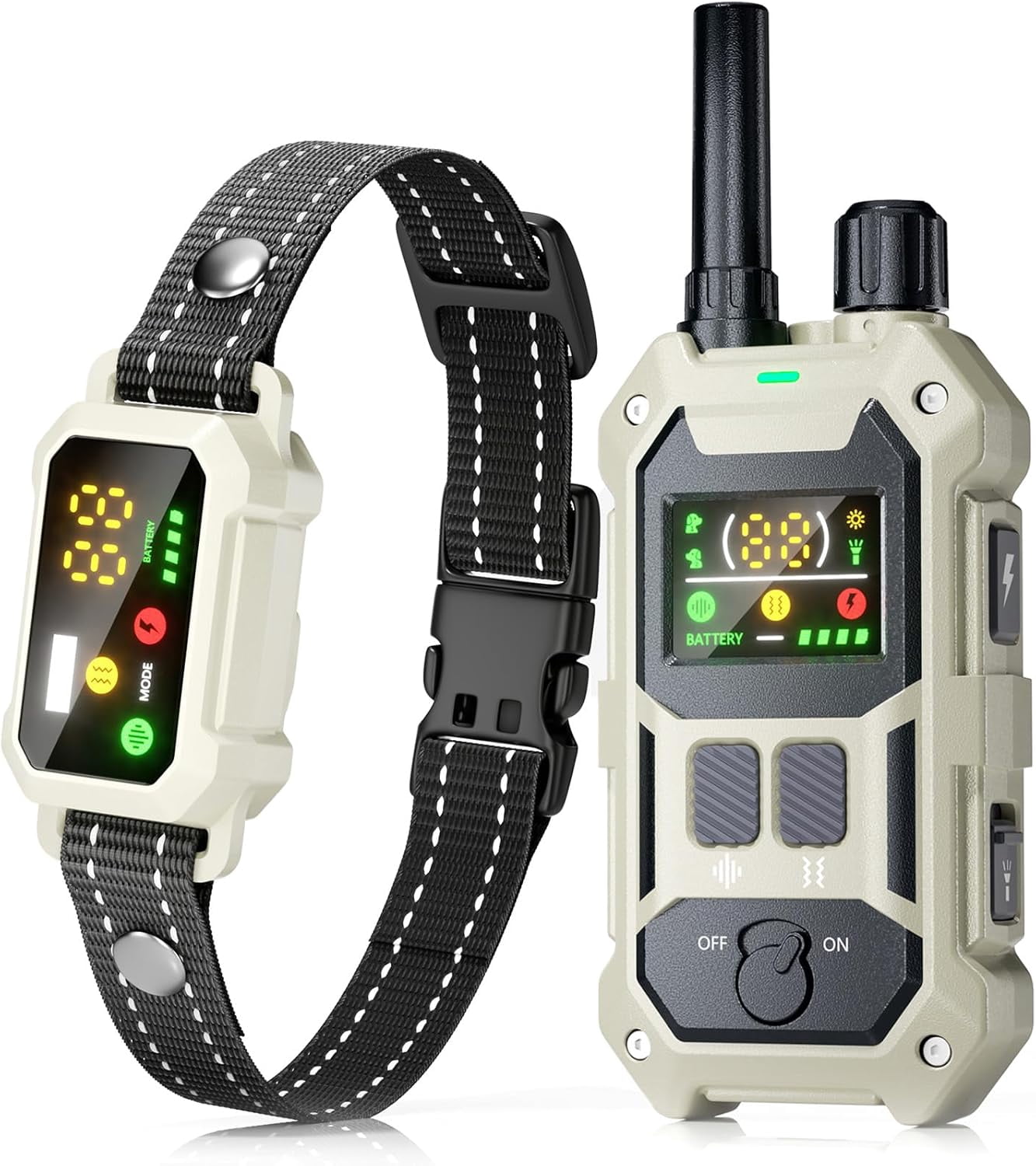 Dog Training Collar, 4200ft Armor-Proof Dog Shock Collar with Remote ...