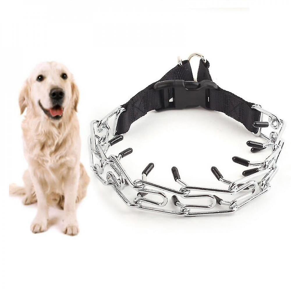 Dog Training Collar, Adjustable Stainless Steel Links With Comfort ...