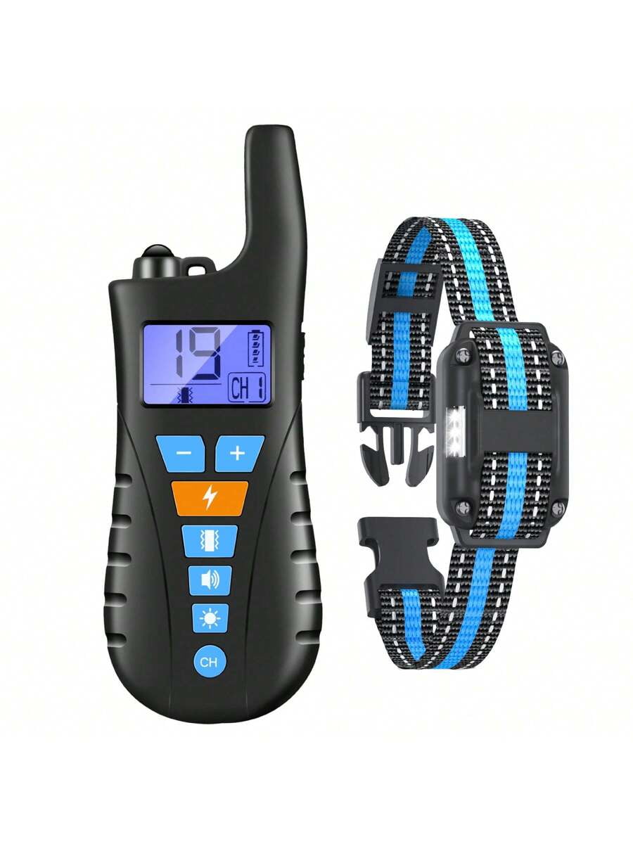 Dog Training Collar Dog Barking Collar Remote Control Electric Shock ...