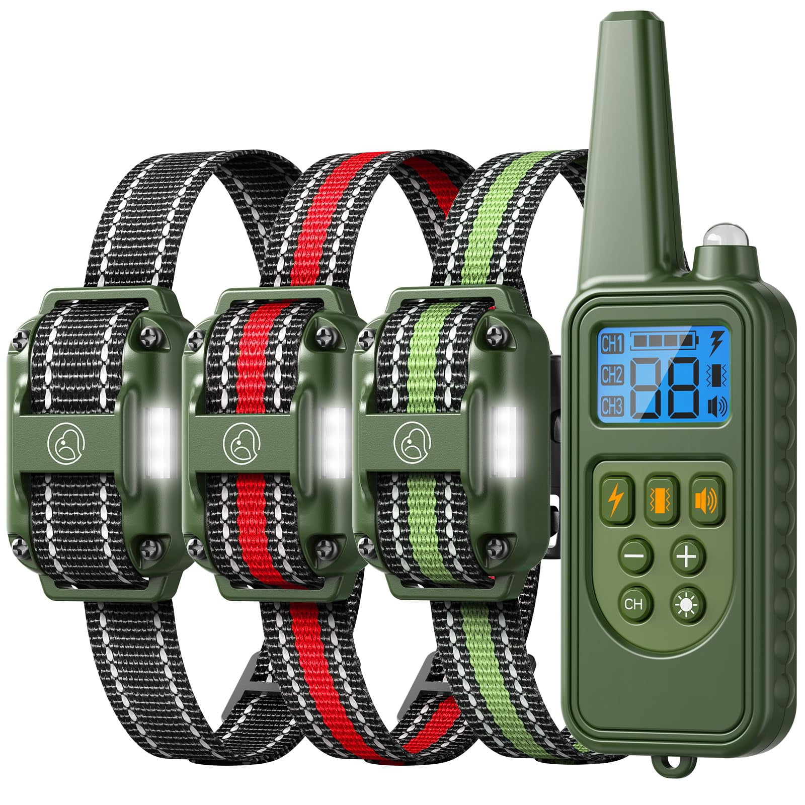 Dog Training Collar with Remote, 2600FT Range, 4 Training Modes Beep ...