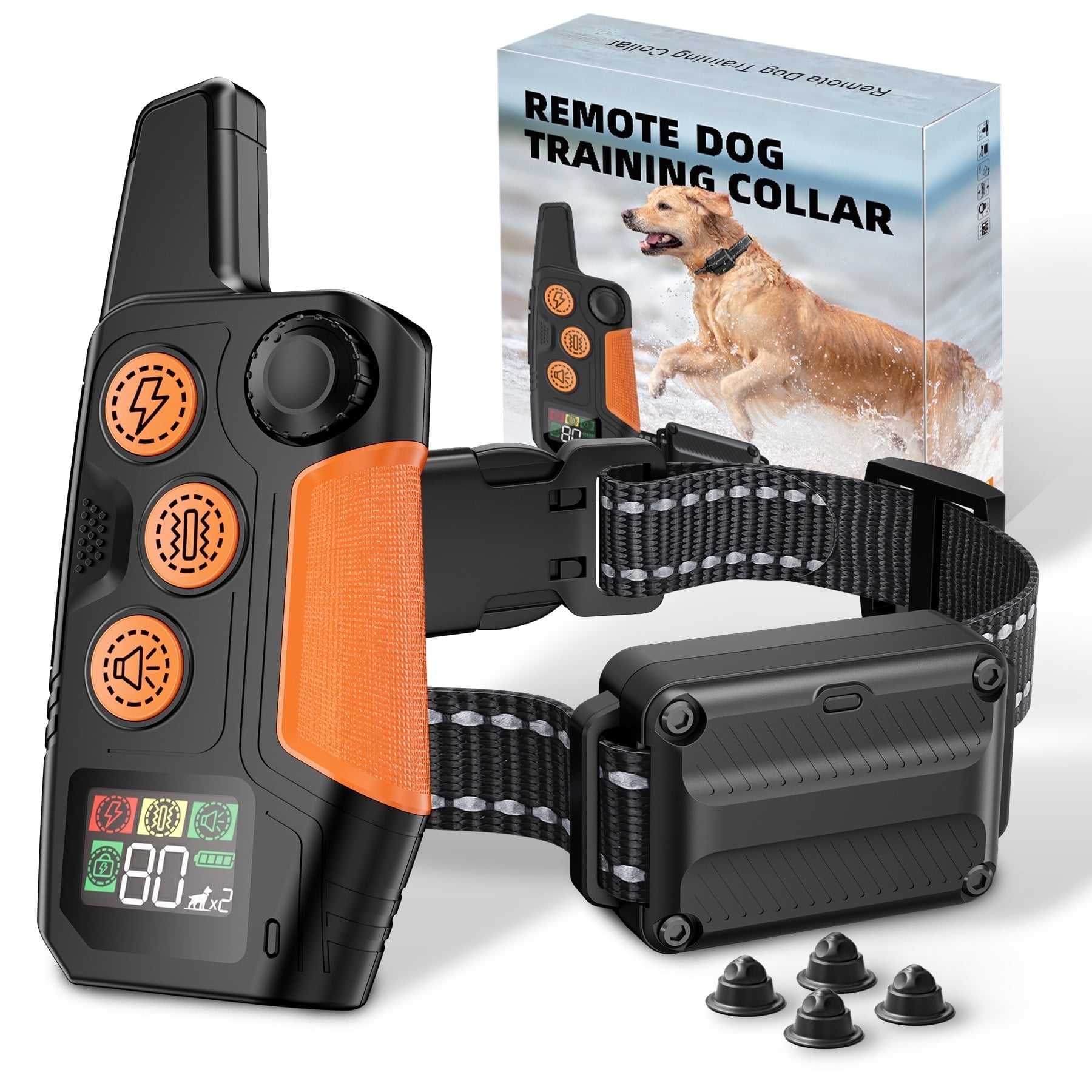 Dog Training Collar with Remote 3300FT - Dog Shock Collar for All Dogs ...