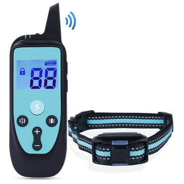 Petrainer PET998DBB2 100% Waterproof Dog Shock Collar with Remote Dog Training Collar with Beep ...